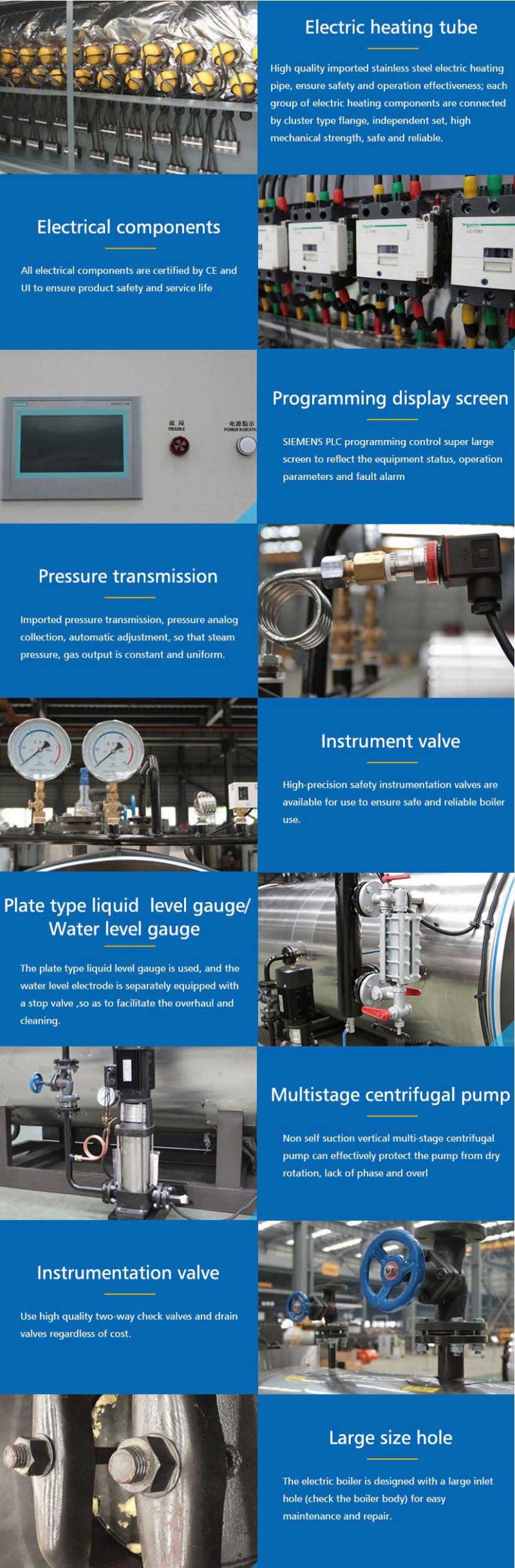 WDR Horizontal Electric Heating Steam Boiler – Zhangjiagang Wilford ...